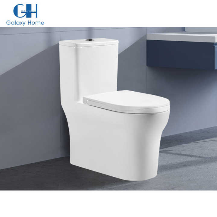 Modern Washroom Wc Floor Mounted Easy Clean Self Clean One Piece Water ...