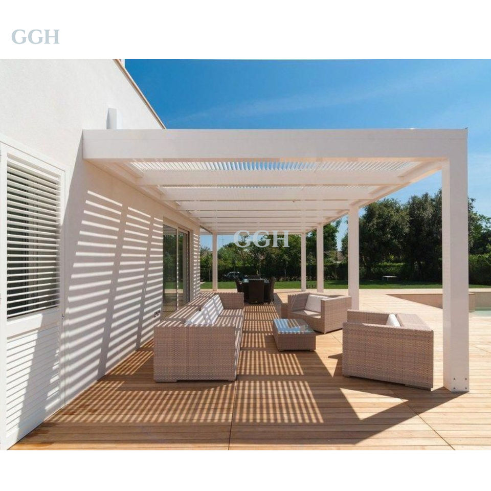 KAKADU Motorized Louvered Roof Pergola - Waterproof & Eco-friendly