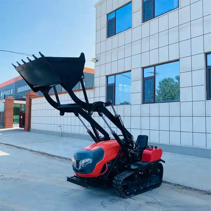 Multifunctional Enclosed Cab Crawler Tractor 70hp Chassis
