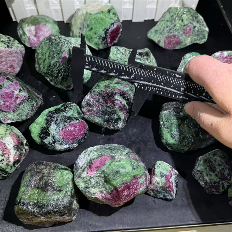 High Quality Crystal Rough Stone Natural Ruby in Zoisite Raw Stone for ...