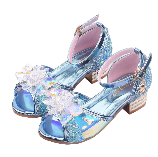 Blue Heels For Little Girls