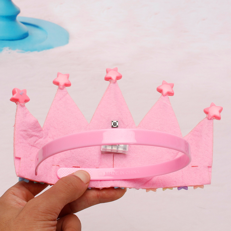 Light up LED Happy Birthday Crown Headband for Kids Adults Party Photo ...