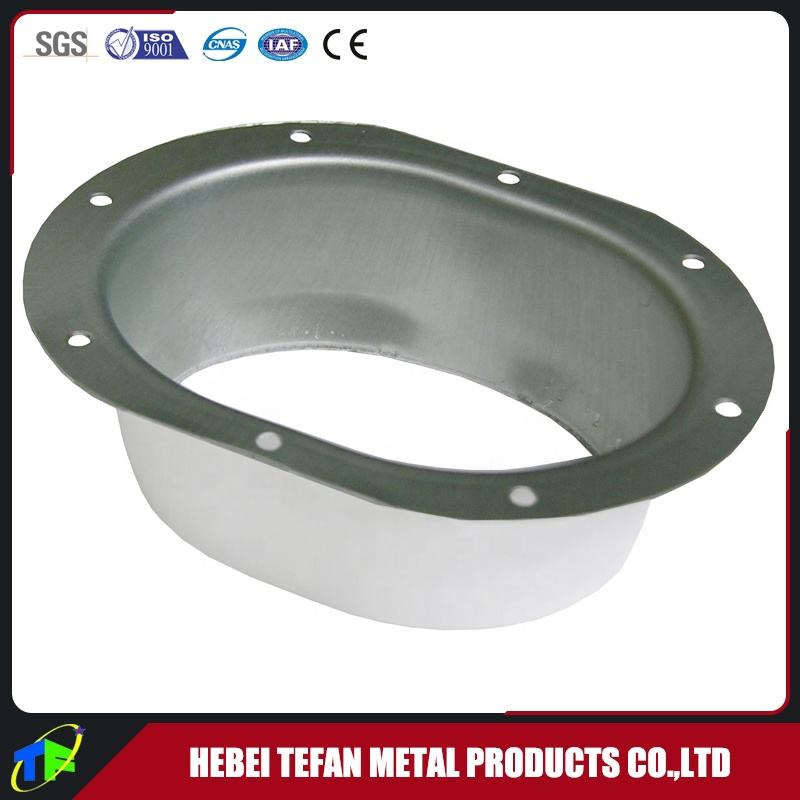 Aluminum Rain Gutter Round Downspout Drain Outlet for 3 Inch Round ...