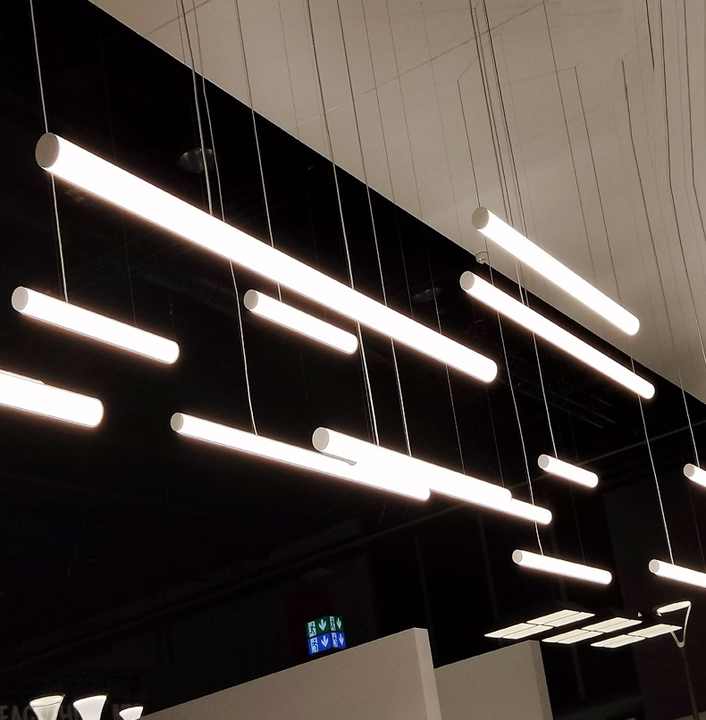 SDW6060 Round LED Aluminum Profile Pipe Tube Dia30/60mm