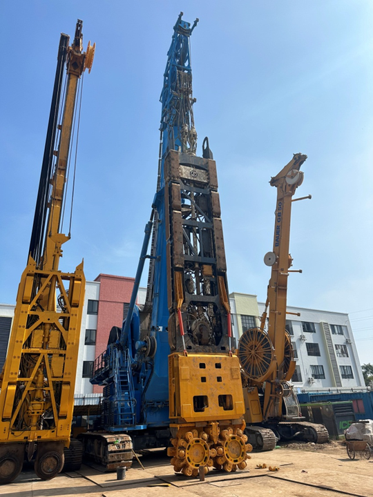 Crawler Crane Base Machine Diaphragm Wall Trench Cutter Machine Slurry ...