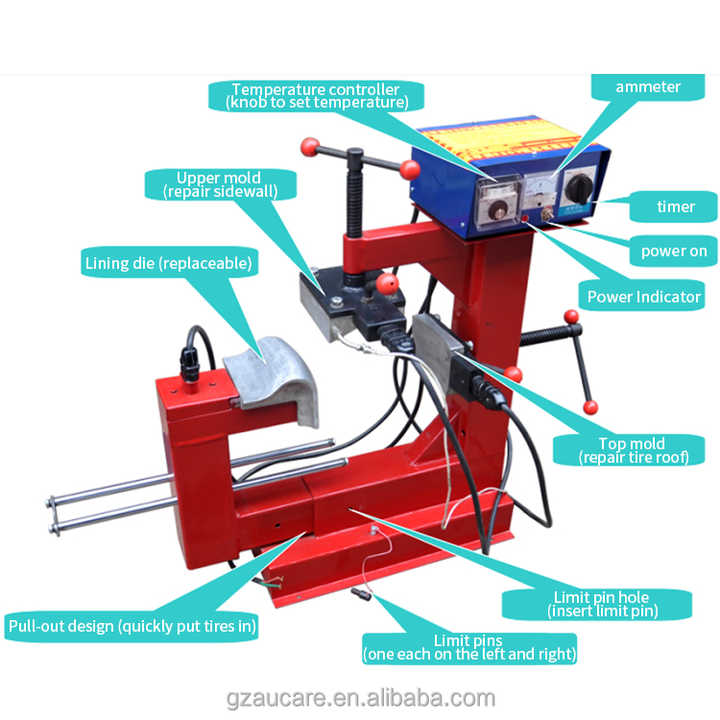Small Pneumatic Automatic Vulcanizing Machine Tyre Vulcanizing for All ...