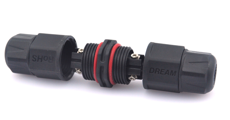 IP68 M20 Quick Installation Cable Fixing Seal Connector Box 3 PIN ...