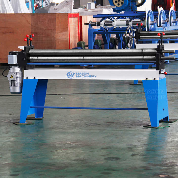 Mason HVAC Duct Roller Bending Machine-Electric Three-Roller Galvanized ...