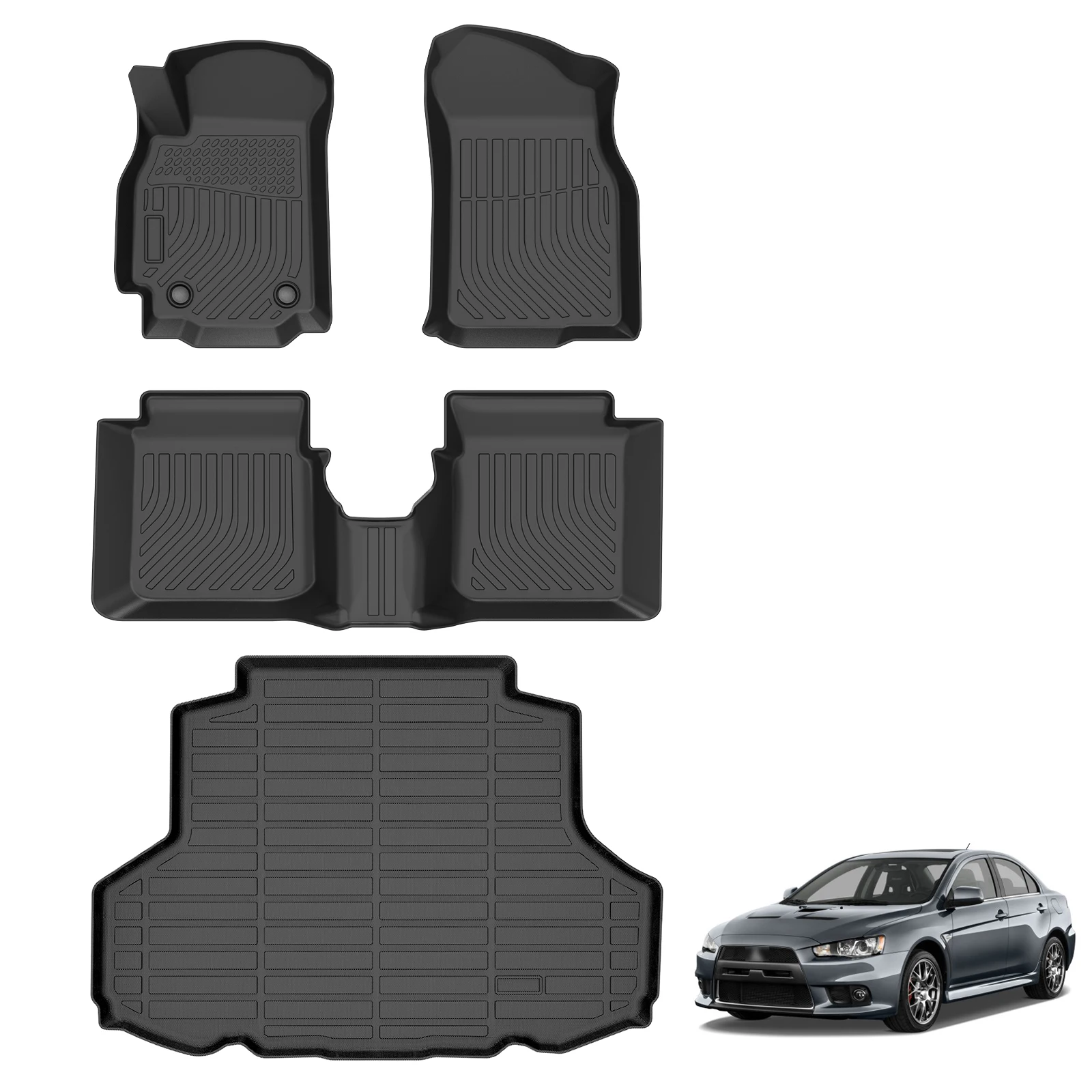 Mitsubishi lancer car mats store