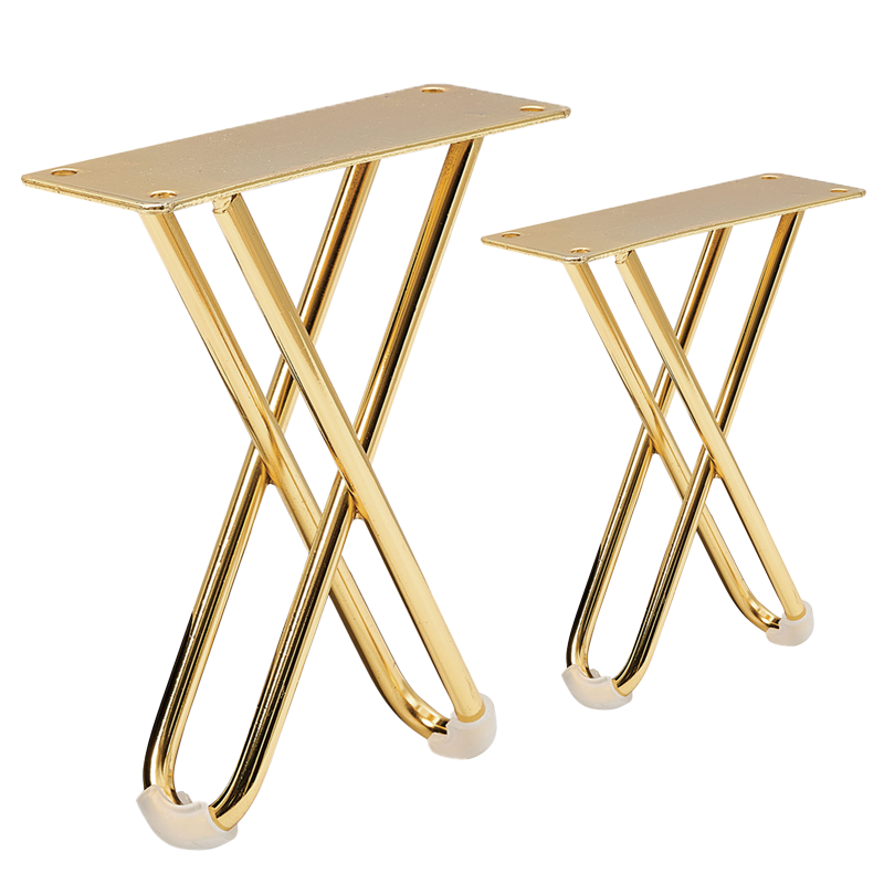 Golden Iron Sofa Legs Replacement for Mid-Century Modern Furniture ...