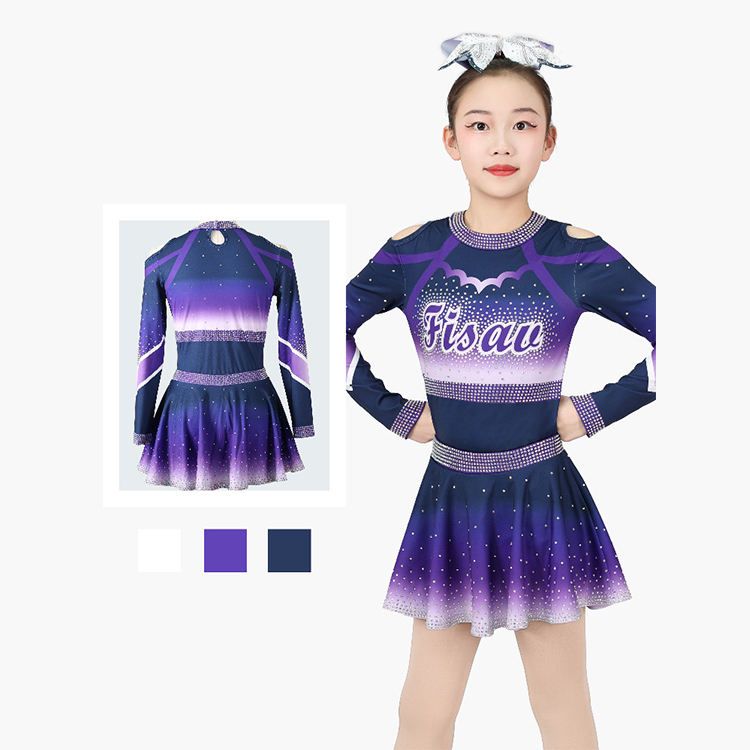 Custom Logo Cheerleading Uniform Recycled Fiber Eco Team Set GRS ...