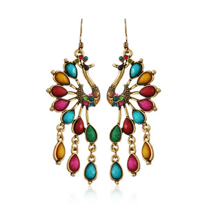 Ethnic Indian Peacock Jewelry - Vintage & Bohemian Style