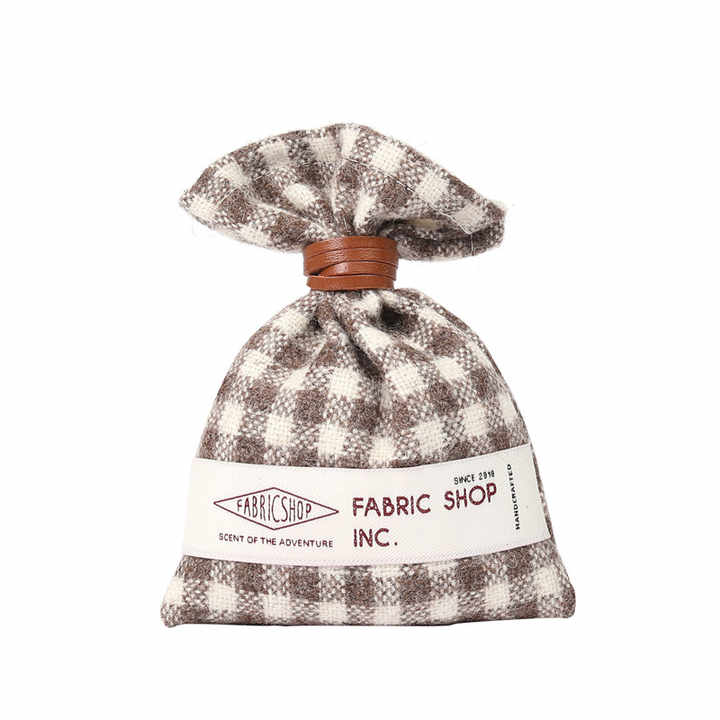 Checkered Cloth Linen Bag EVA Aroma Beads Scented Linen Sachets Long ...
