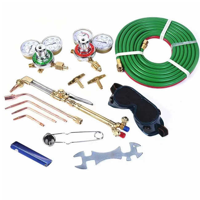 Welding Cutting Torch Kit With Cutting Nozzles Heating Tip Oxygen ...