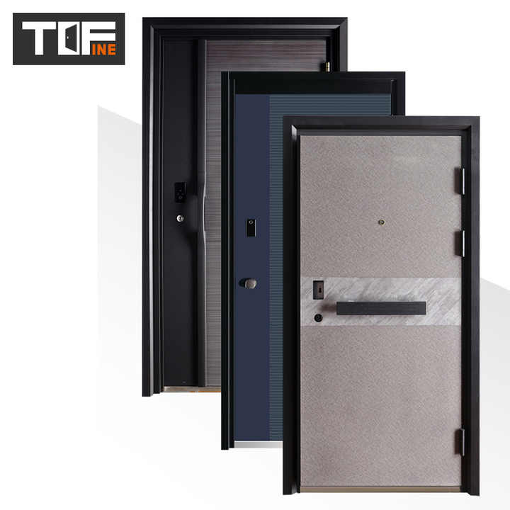 Class-A Security Steel Doors for Houses Pivot Door Main Entrance for ...