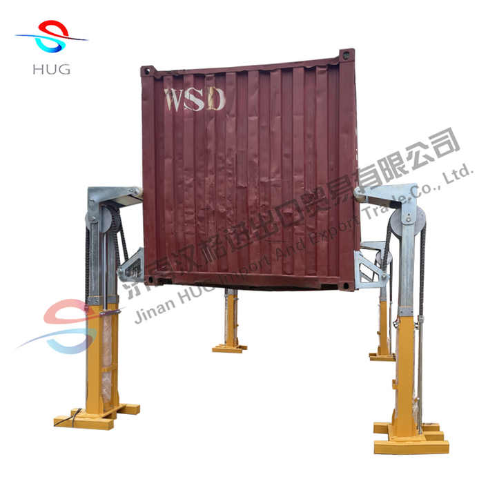 Container Hydraulic Outrigger Hydraulic Lifting System Gasoline Engine ...