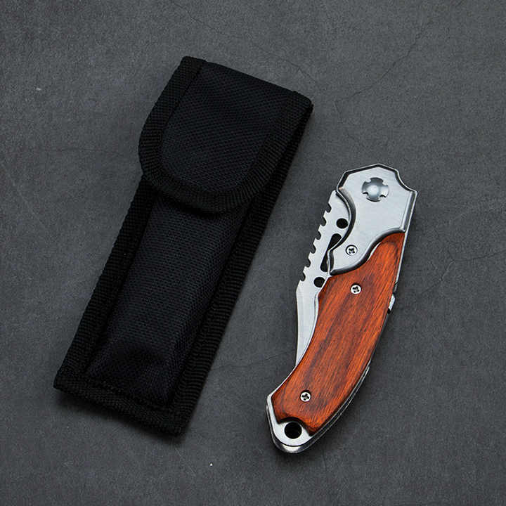 Portable Outdoor Knife with LED Flashlight High Hardness Multi ...