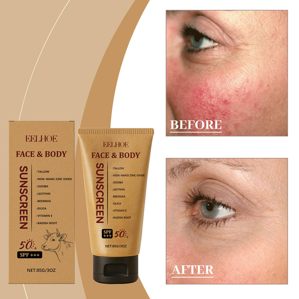 OEM SPF50+ Face Body Sun Cream Brightening Nourishing Smooth Skin ...