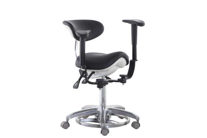 Hochey Dental Medical Microscope Ergonomic Saddle Stool Foot Control ...