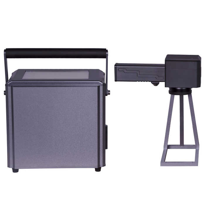 Production Date Printer QR Code Fiber Laser Marker Metal Laser Engraver ...