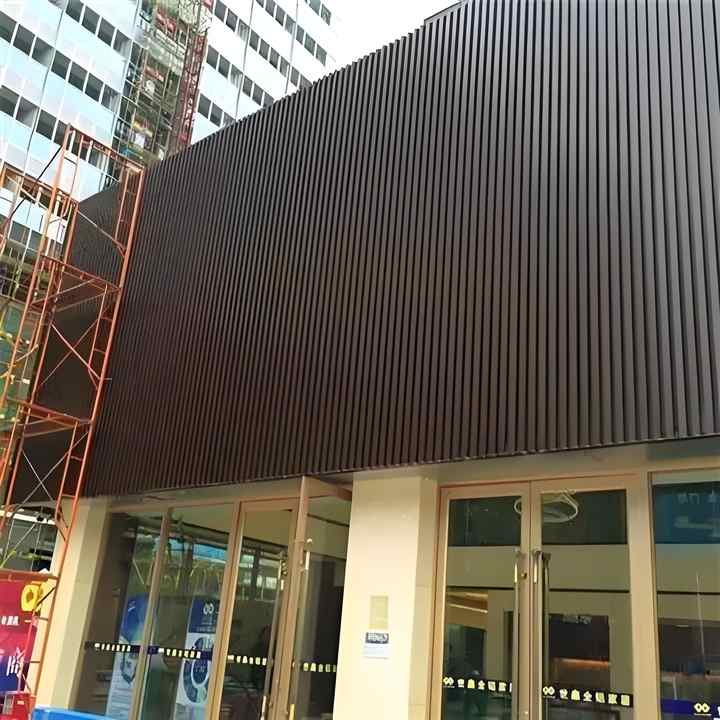 Extruded Industrial Aluminum Signboard Profiles - Wave Panels