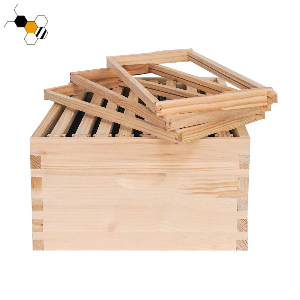 beehive box 10 frame wooden beehive bee hive langstroth beehive ...