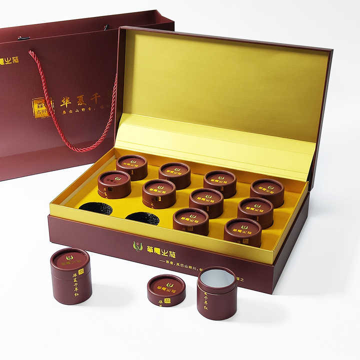 Luxury Chinese Tea Gift Box - Customizable & Eco-friendly