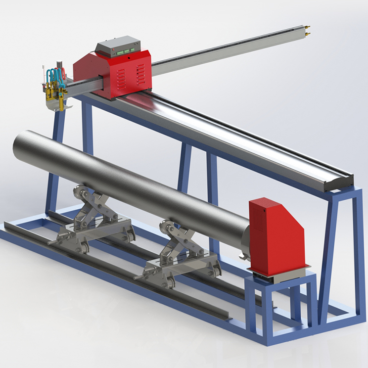 High precision 1630 CNC plasma pipe cutting machine for metal pipe ...