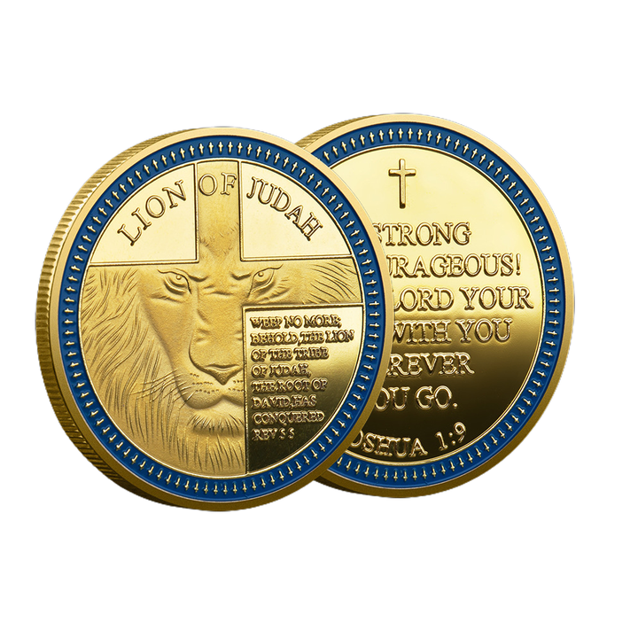 christian lucky coin bible verse commemorative angel cheap challenge ...