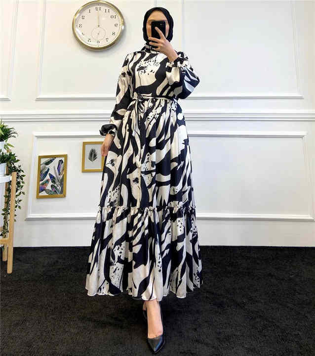 Custom Ramadan Islamic Ethnic Clothing Pattern Print Long Sleeves ...