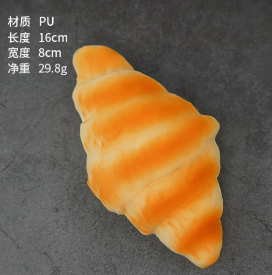 Realistic Plastic Rectangle Fake Baguette Bread Loaf Set Modern ...