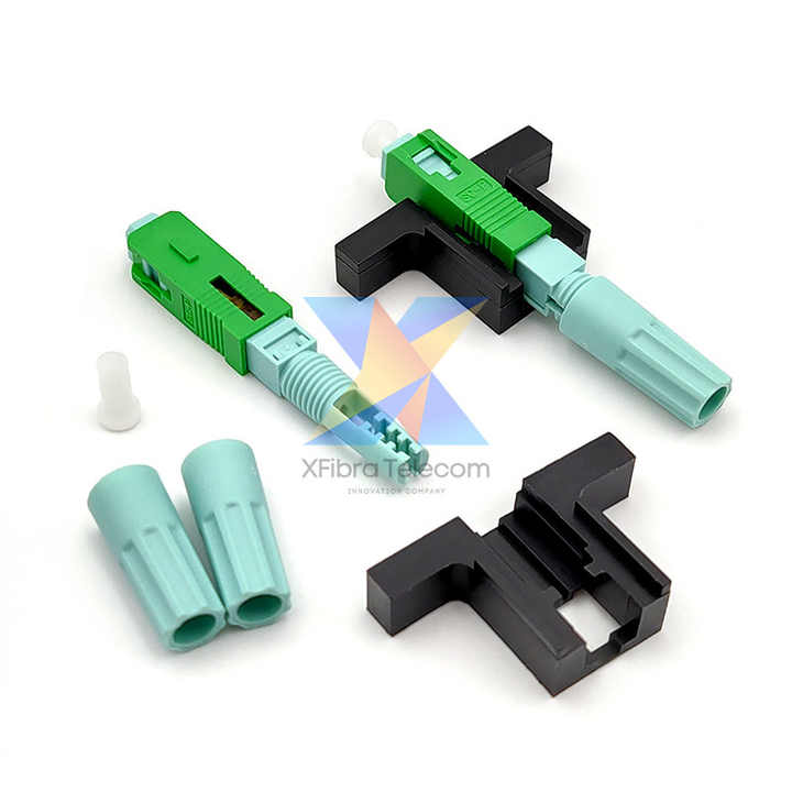 58mm SM SC APC Single-Mode Optical Connector FTTH Tool Cold Connector Tool Fiber Optic SC UPC ...