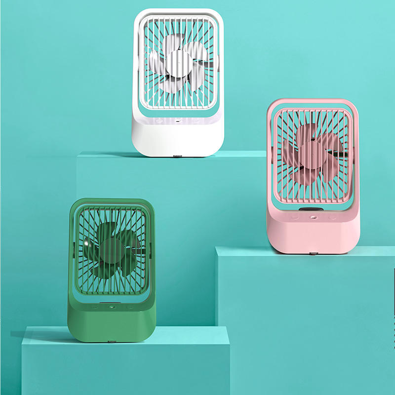 Dual-purpose Humidifying and Cooling Fan with 1200mAh High-capacity ...