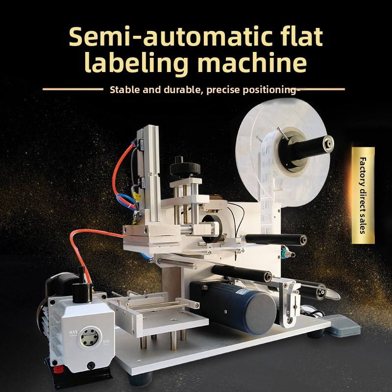Flat Labeling Machine Fully Automatic Small High-Speed Handheld Semi ...