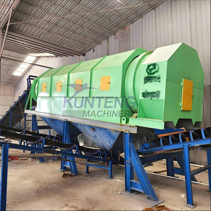 400t/d Municipal Solid Waste Recycling Separation Machine Power ...