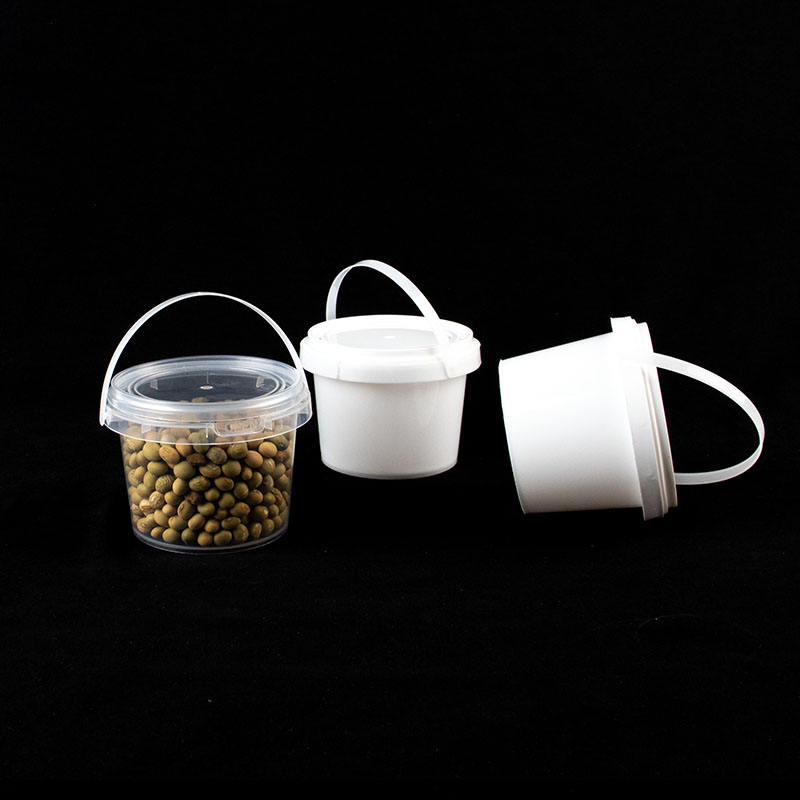 0.3L Small Plastic Bucket | Food Grade Mini Container with Secure Lid ...