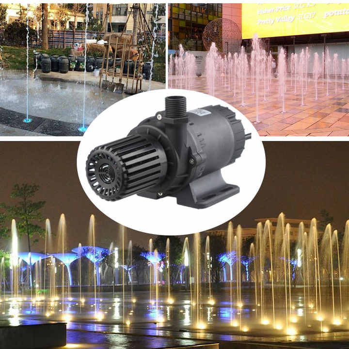 DMX512 Control 24V DC Water Fountain Pump - 120W Power