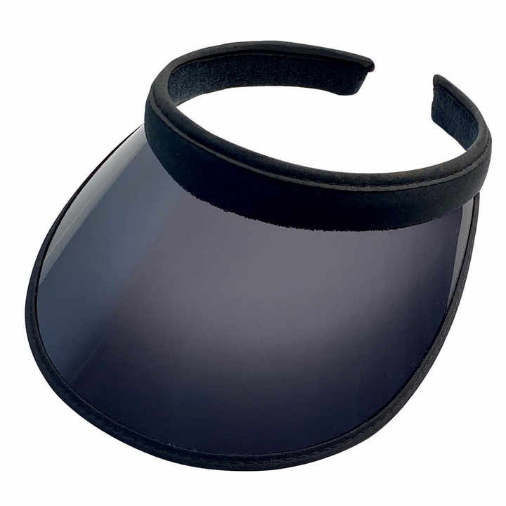 New PVC Plastic Sun Visor Hats Women's Large Brim Candy Casual ...