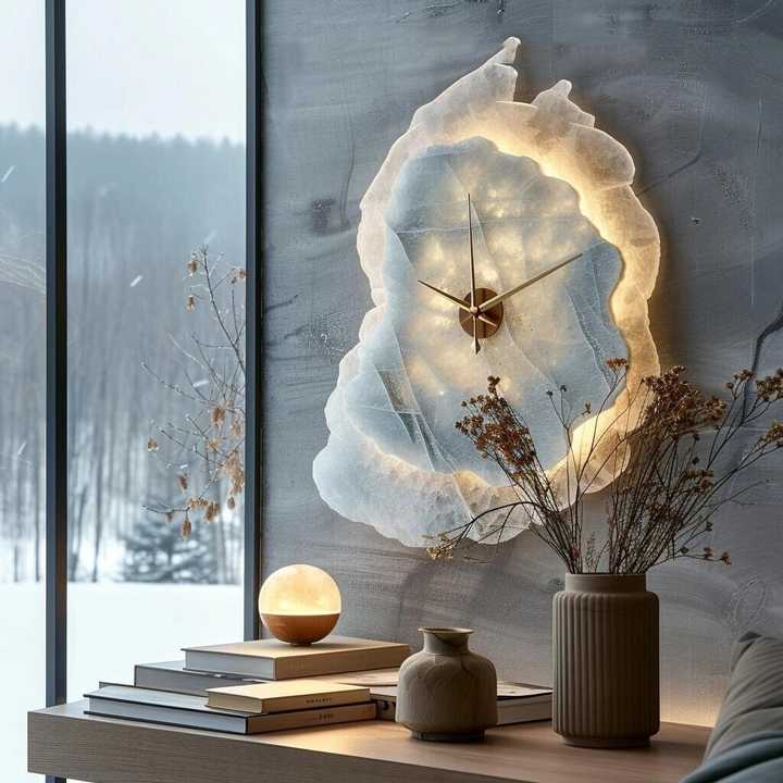 Quartz Jade Clock - Stylish & Durable Countertop Solution