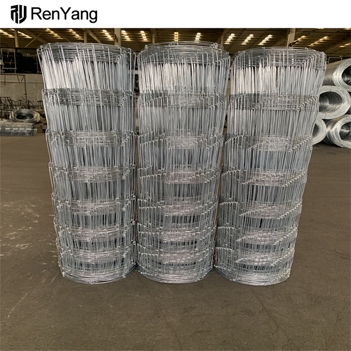 Fixed Knot Woven Wire Field Fence Roll Goat Hog Deer Livestock Fencing ...