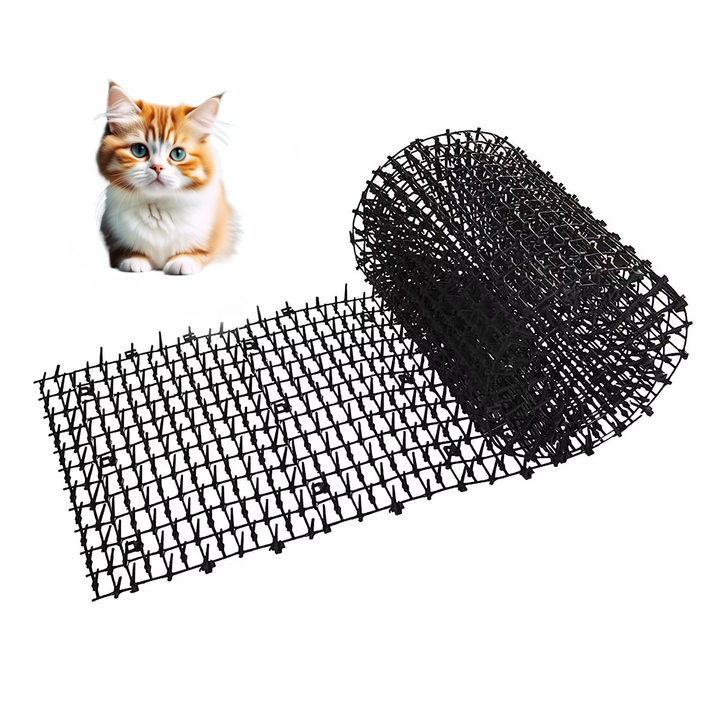 Solid Outdoor Spike Deterrent Mat Cat Scat Mat with Spikes and Prickle ...