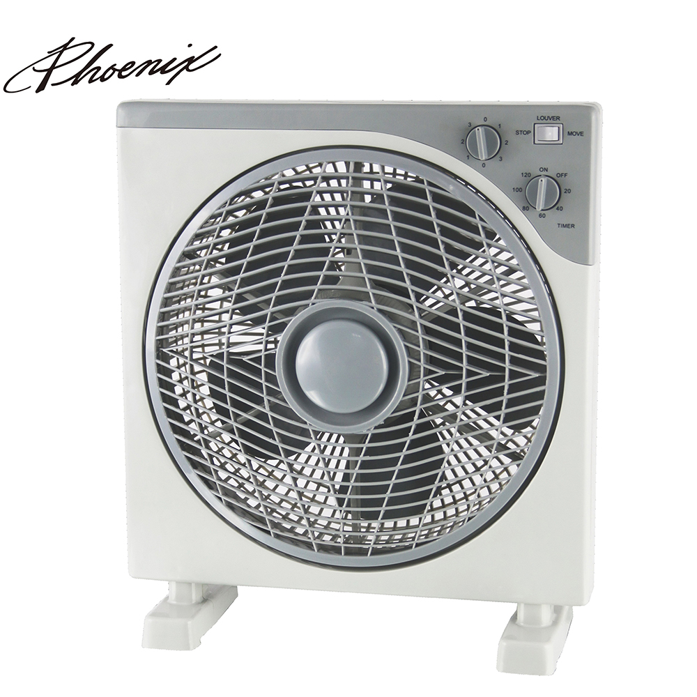 In Stock 12 in Square Box Fan Three-Speed Adjustable & Anti-Fall Safety ...