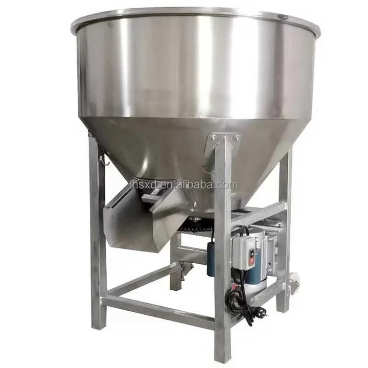 Stainless Steel Poultry Feeding Mixer - High Capacity & Easy Operation
