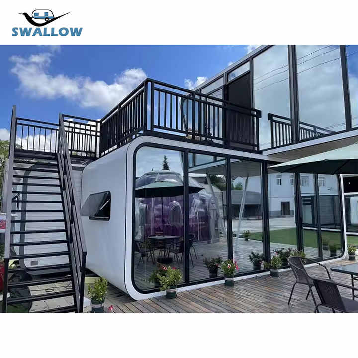 20FT 40FT Apple Cabin Modular Prefab Tiny Homes Container Office ...