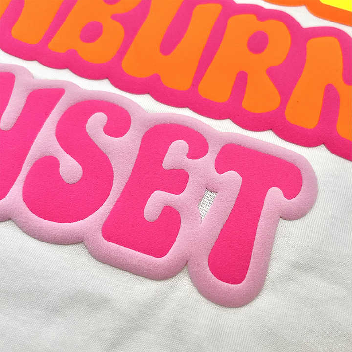 EYD Puff Vinyl Heat Transfer 3d Logo Custom DTF Rhinestone Hoodie Logo ...