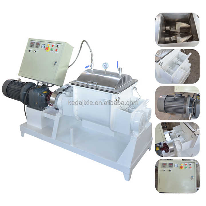 KEDA 5L 50L KNEADER MACHINE Lab Double Z Blade Mixer Sigma Shape Arm ...