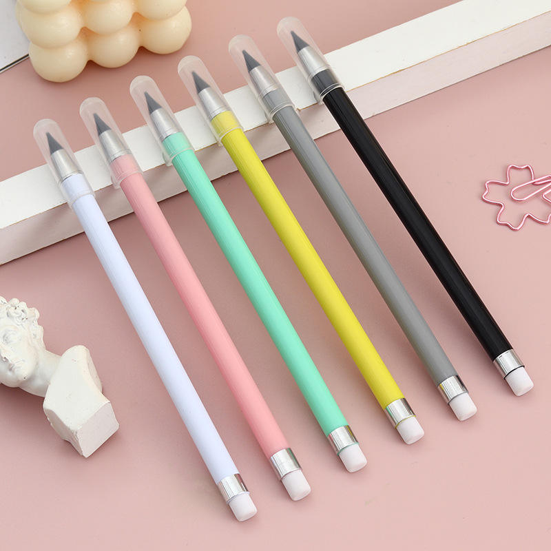 Custom Logo Eternal Pencil with Eraser No Sharpen Everlasting Writing ...