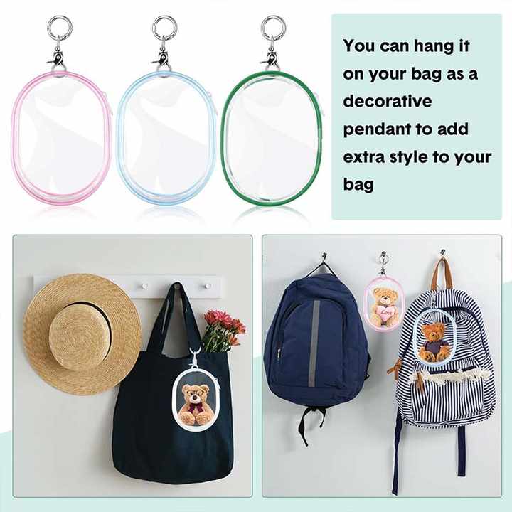 PVC Small Doll Pouch - Clear Luminous Blind Bag
