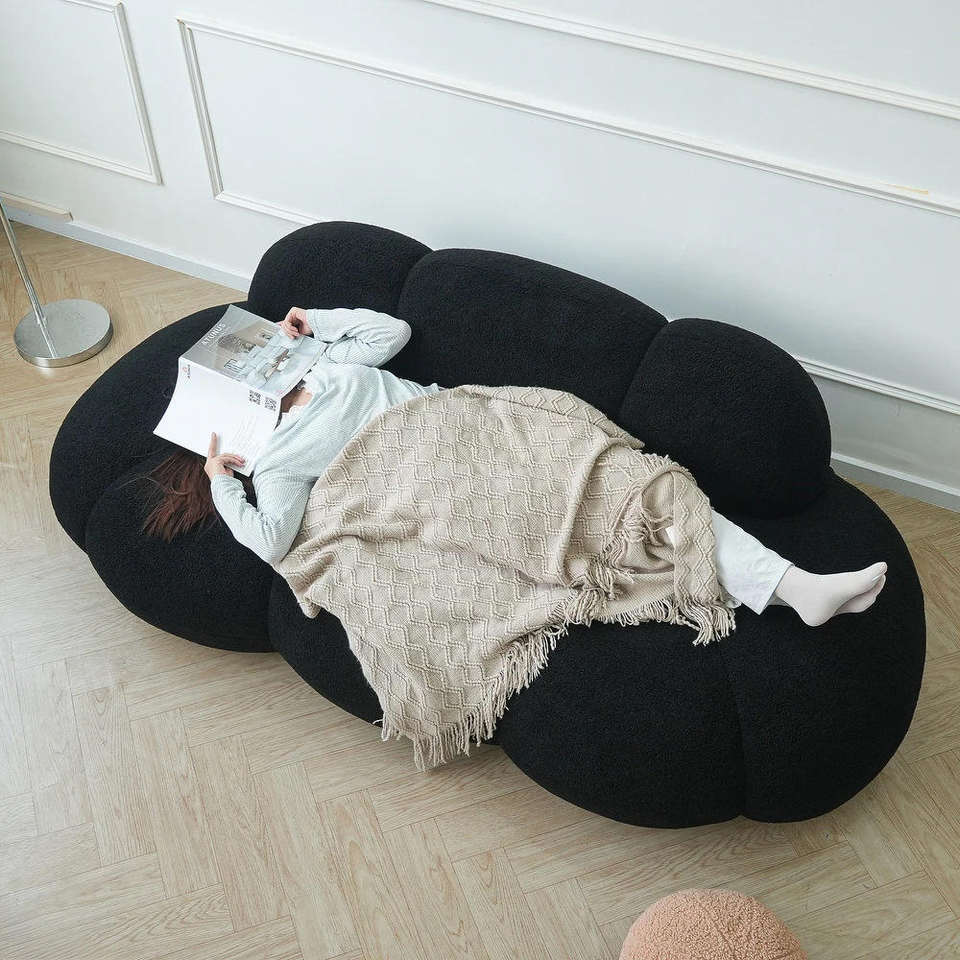 Compressed Cloud Sofa Set for Small Apartment Living Room Hotel Use ...