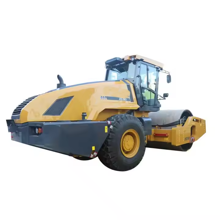 Roller Concrete Pavement Leveling Machine XS365 36 Ton Single Drum Road ...